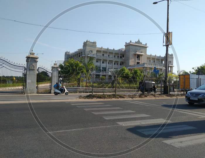 Image of Closeup Of Mini Vidhana Soudha Ramanagara District Office View ...