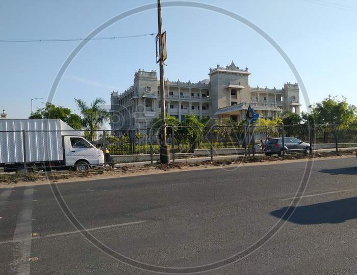 Image of Closeup Of Mini Vidhana Soudha Ramanagara District Office View ...