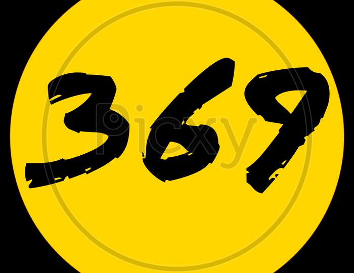 Image of Mysterious 369 number code illustration art background ...