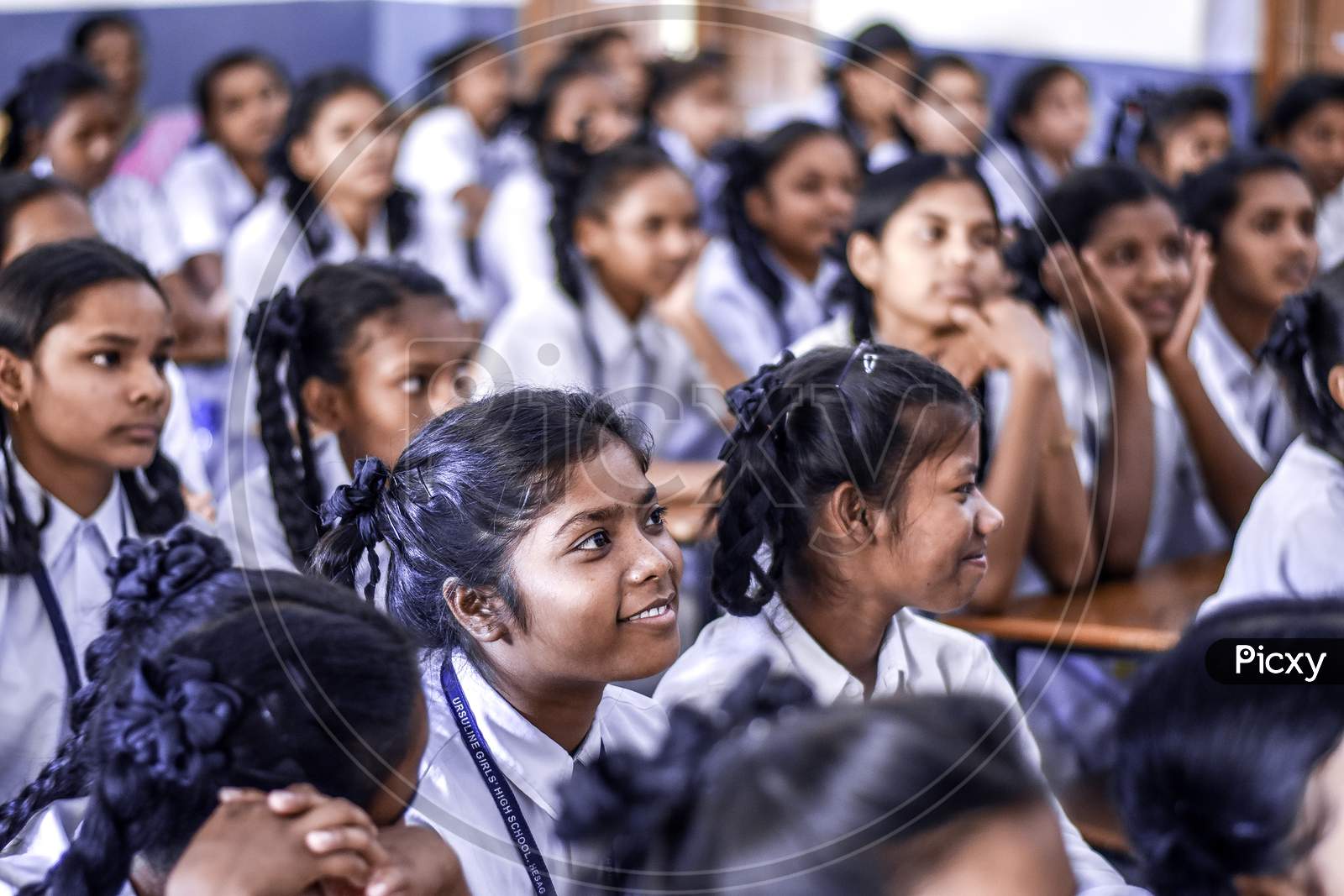 Image of unidentified rural school student in the classroom-ZL490744-Picxy