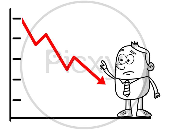 Image of Business Expert Business Analizer Stick Figure Cartoon ...