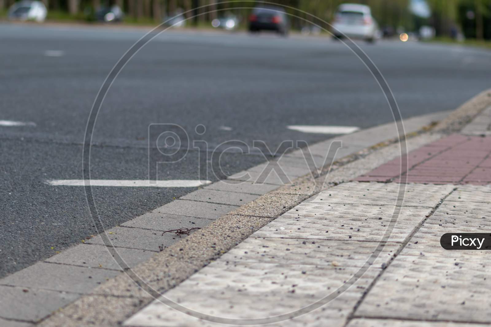 Image of Danger in road traffic for blind people and disabled people is ...
