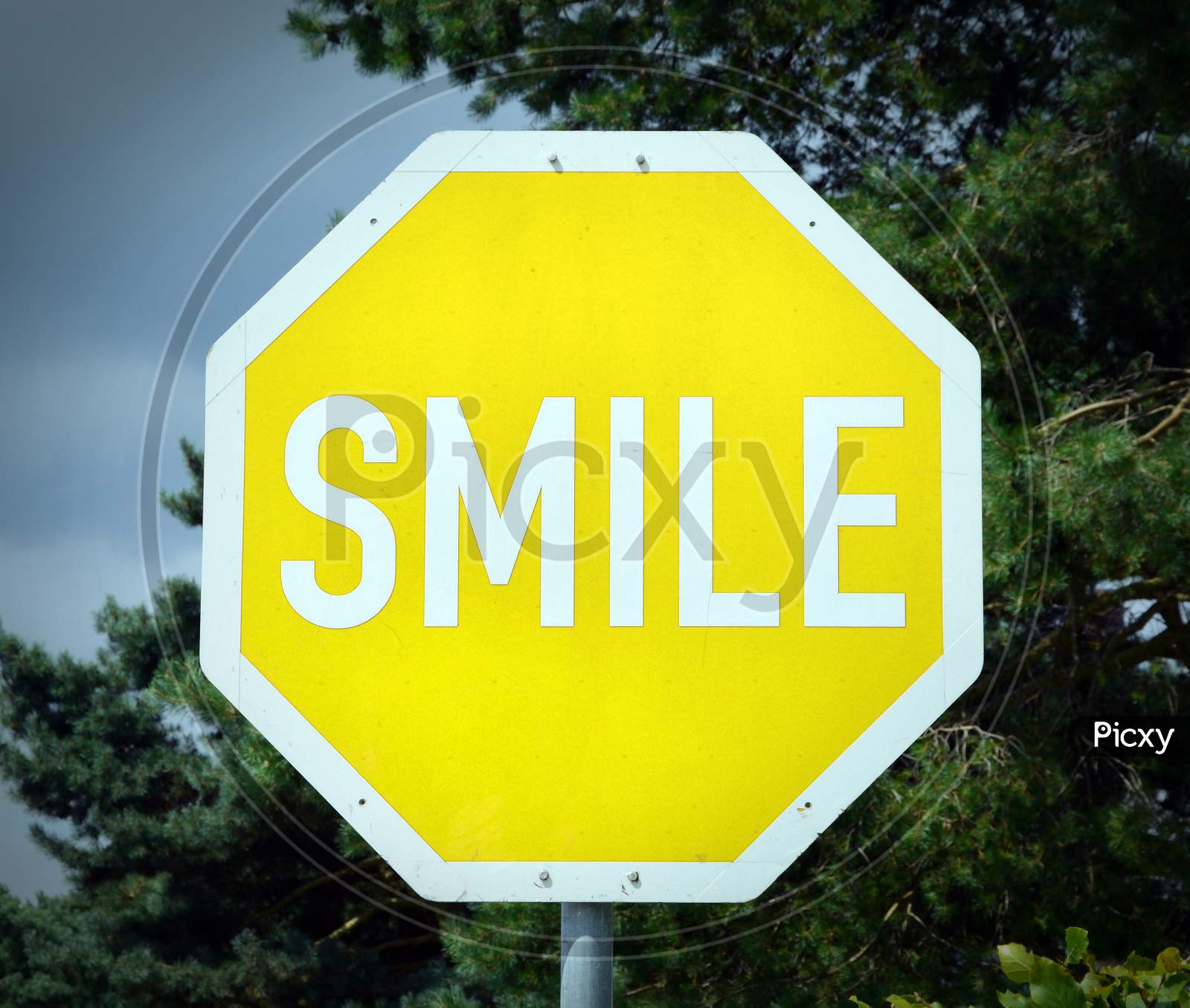 Image of smile board on road-KT071083-Picxy