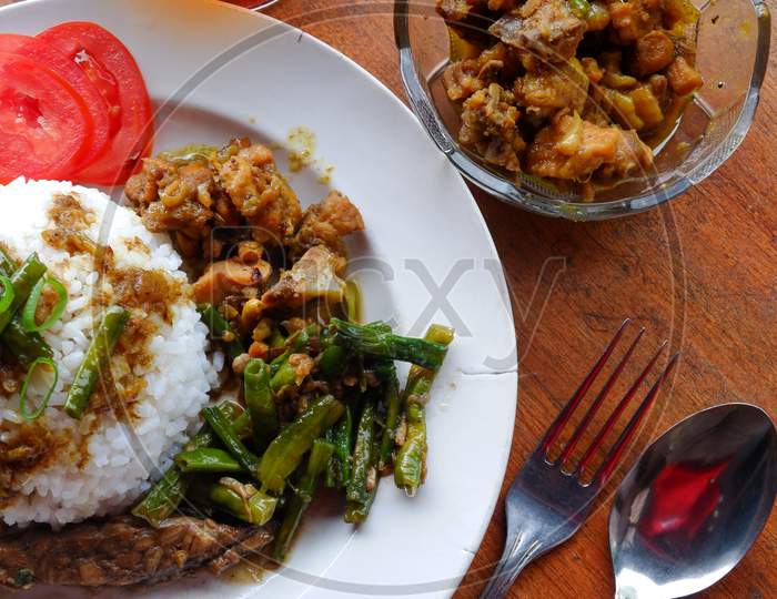 Image Of Heavy Food Photos Include Rice Peanuts Meat And Tea CY792177 Image Of Heavy Food Photos Include Rice Peanuts Meat And Tea CY792177