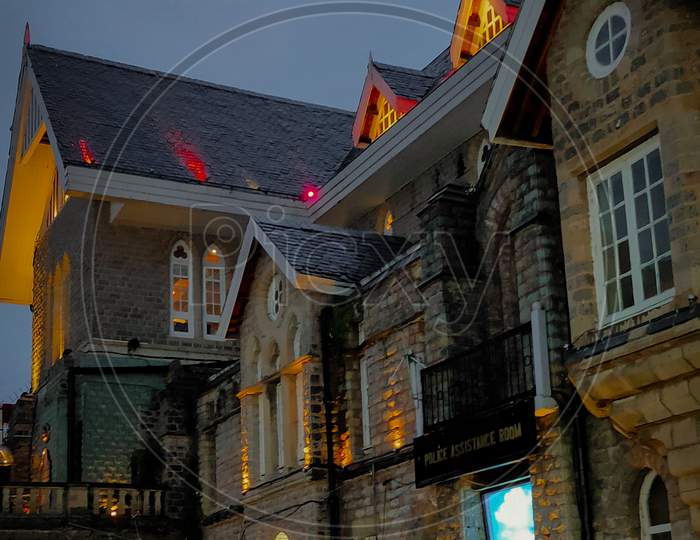 Image of Old buildings, shimla, british architecture-WL727394-Picxy