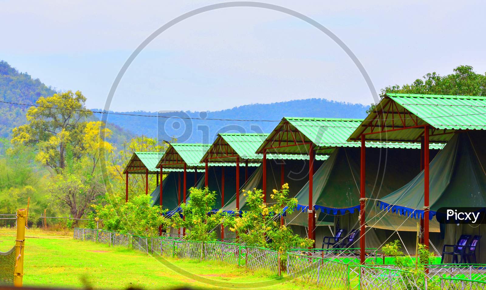 Image of Tambu tent house in nature Odisha-WM751320-Picxy