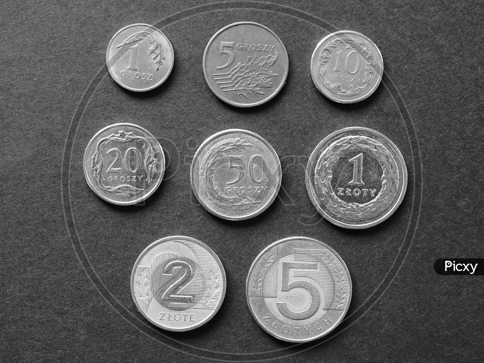 Image Of Polish Zloty Coins Poland In Black And White DW551598 Picxy image-of-polish-zloty-coins-poland-in-black-and-white-dw551598-picxy