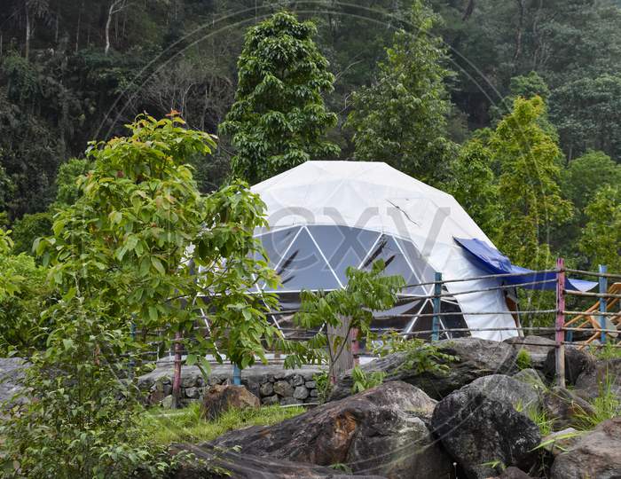 Image of Tambu tent house in nature Odisha-WM751320-Picxy
