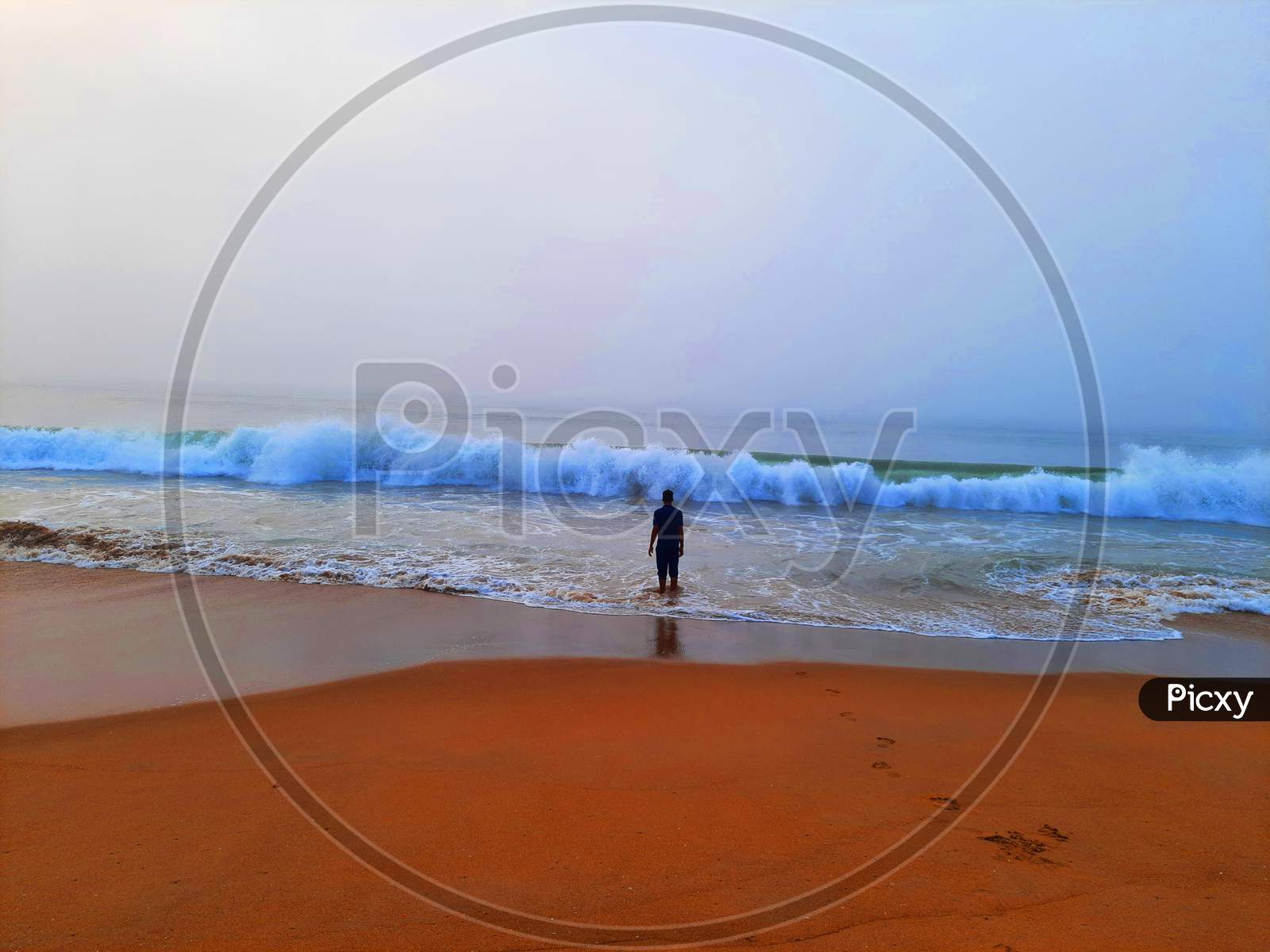Image of Puri Sea Beach Golden Views , Blue Flag Beach , Odisha, India ...