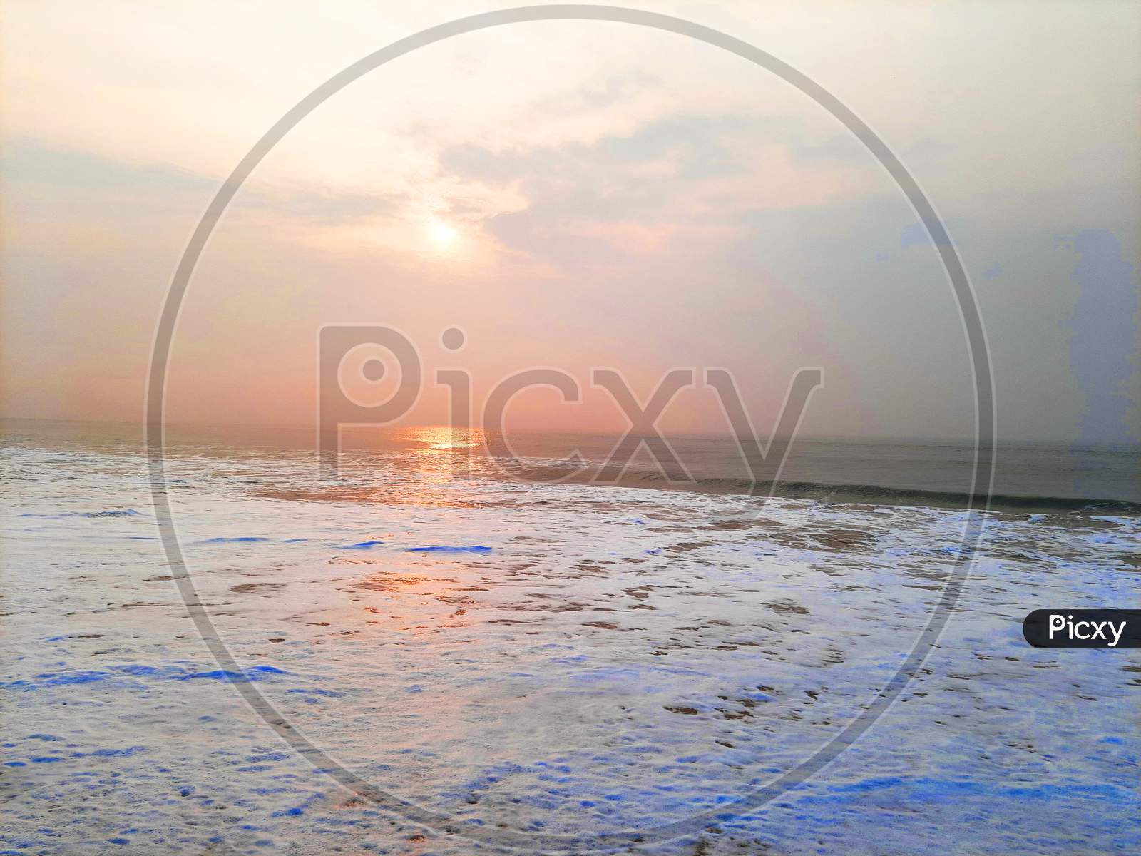 Image of Puri Sea Beach Golden Views , Blue Flag Beach , Odisha, India ...
