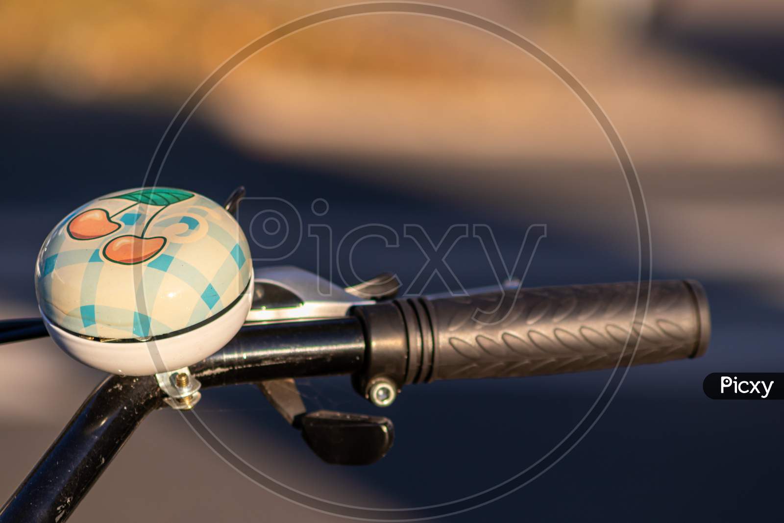 Image of Beautiful splendid bike bell ensures security in the road ...