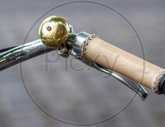 Image of Beautiful splendid bike bell ensures security in the road ...