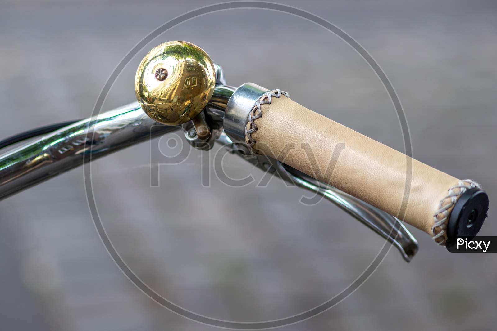 Image of Beautiful splendid bike bell ensures security in the road ...