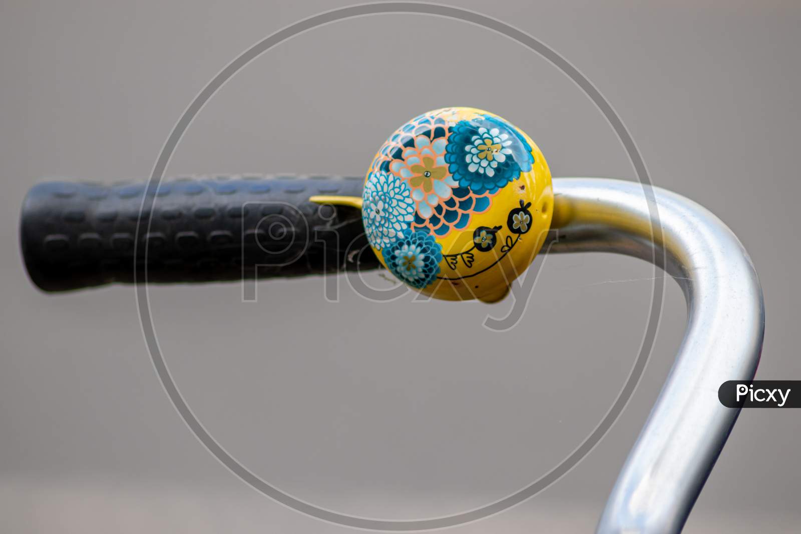 Image of Beautiful splendid bike bell ensures security in the road ...