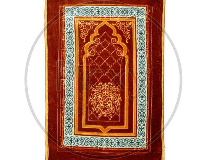 Image of Silky Soft Islamic Prayer Matt Isolated On White Background ...