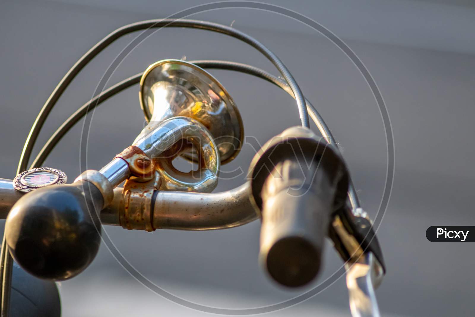 Image of Beautiful hooter bike bell ensures security in the road ...