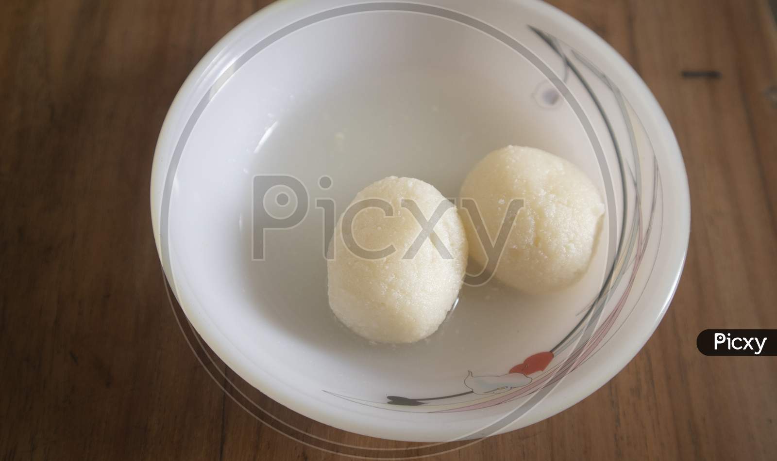 Image of Two Pieces of traditional white bengali sweet locally called ...