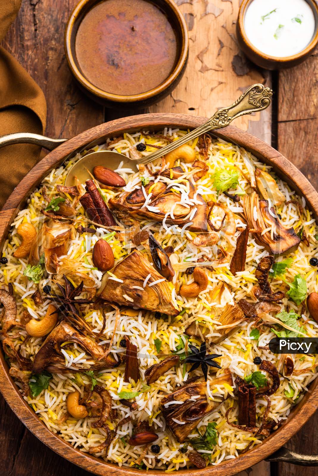 Image of Kathal Biryani Is Made Using Raw Jackfruit Pieces Cooked ...