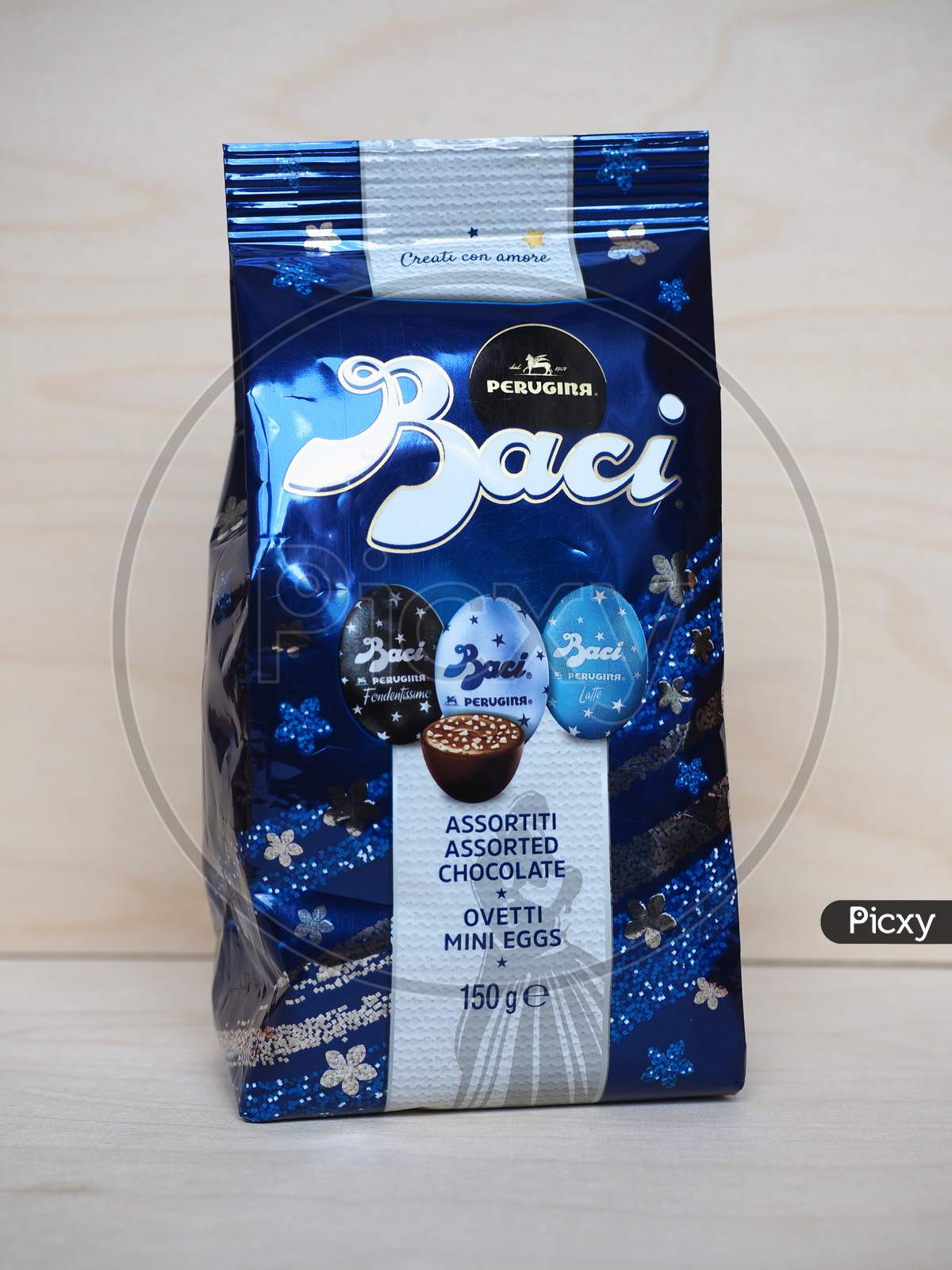 Image of Perugia - Circa May 2021: Baci Perugina Packet Of Chocolate ...