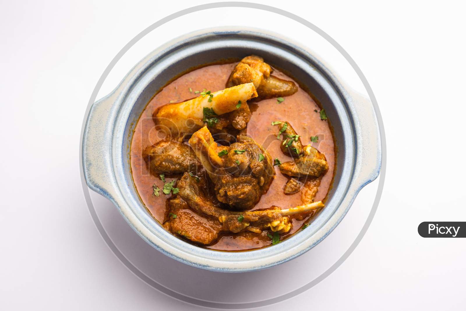 Image of Indian Style Meat Dish Or Mutton Or Gosht Masala Or Lamb Rogan ...