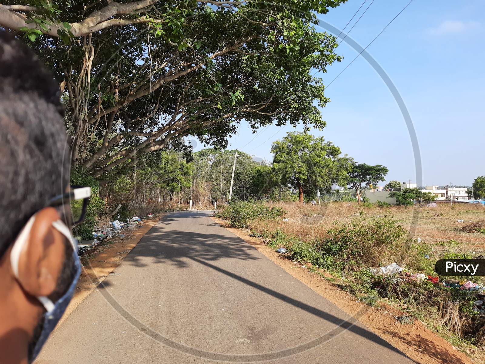 Image of Closeup of beautiful Bangalore Rural Village roads with ...