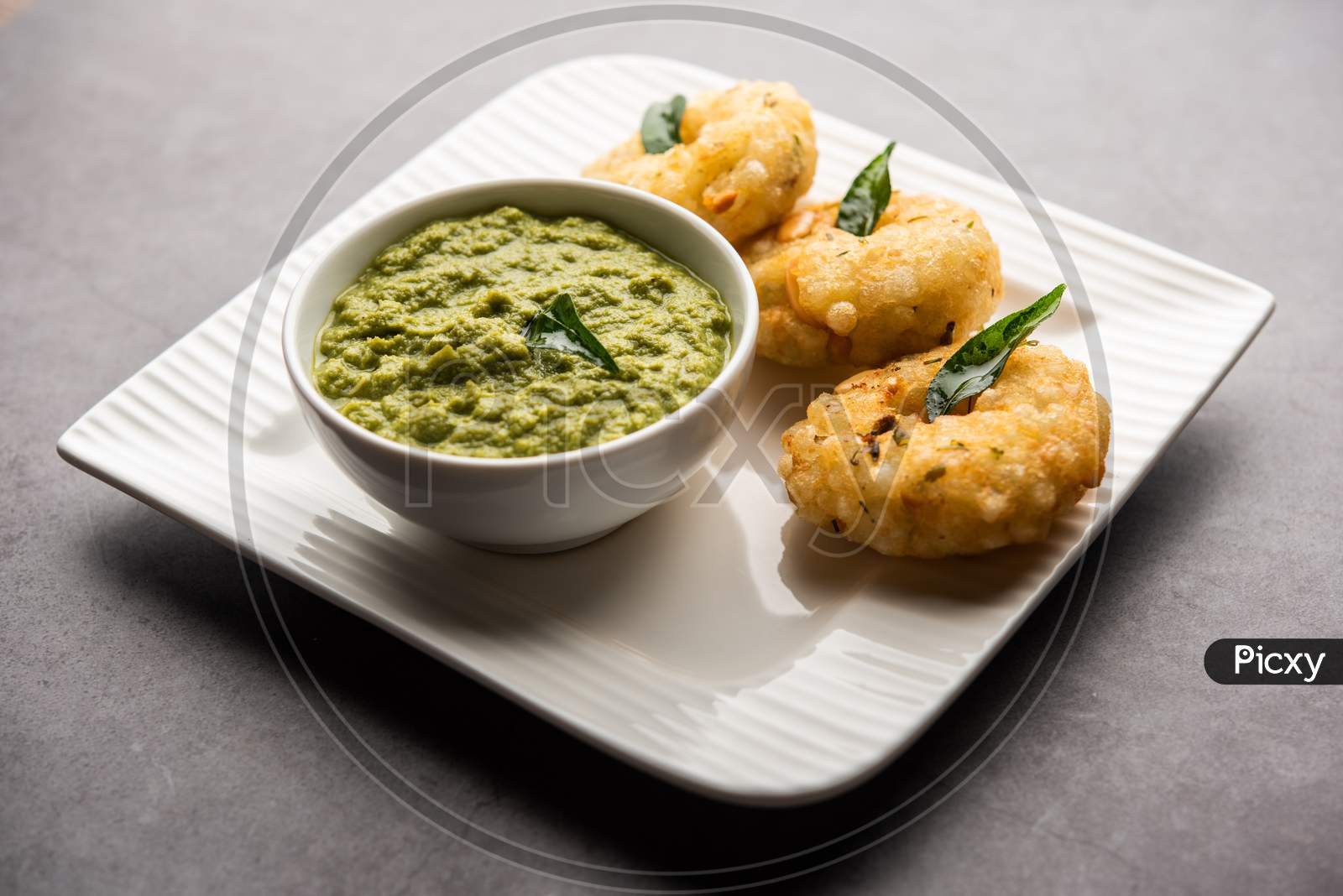 Image of Sabudana Wada Or Vada Also Known As Sago Fritters In India ...