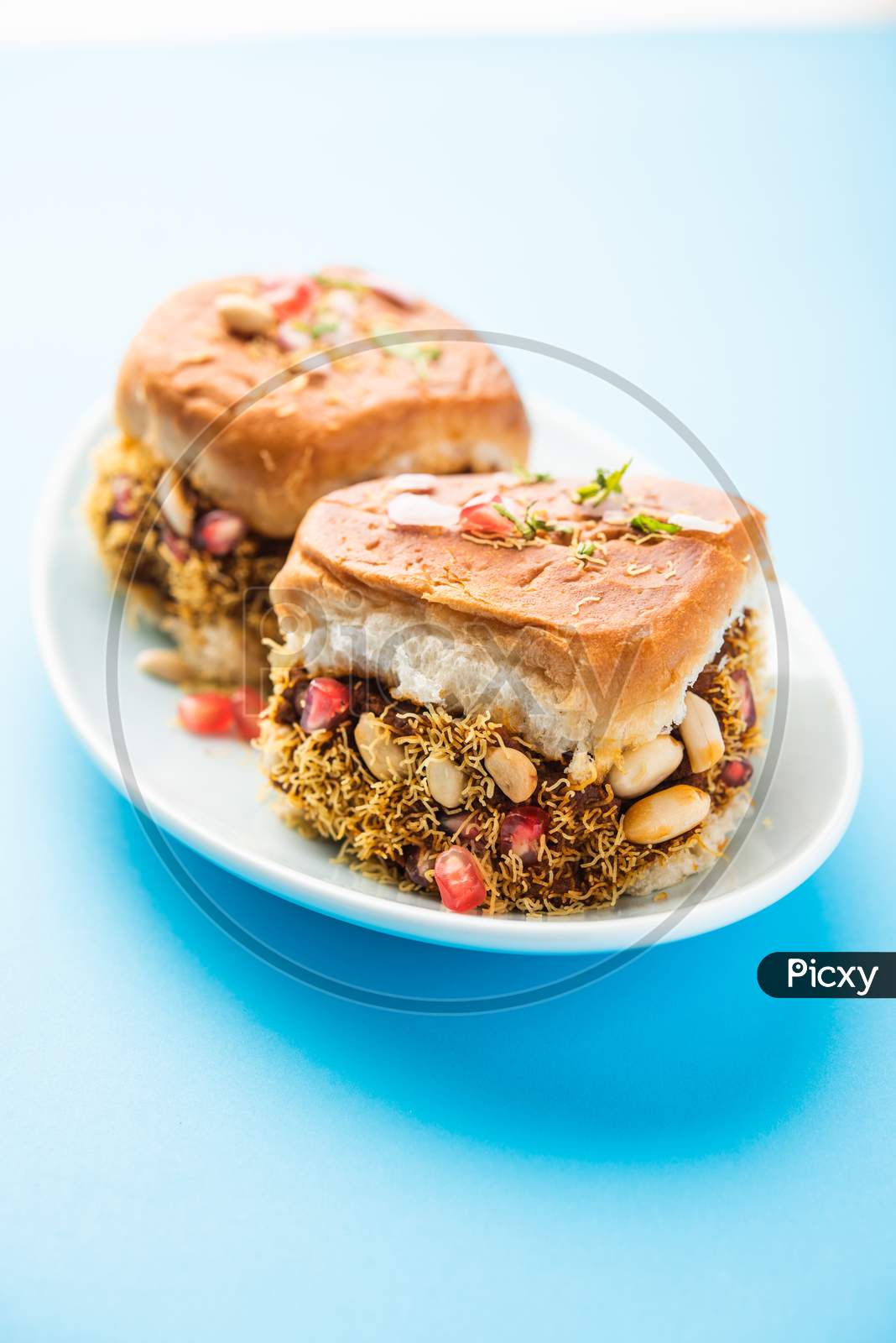 Image of Dabeli, Kutchi Dabeli Or Double Roti Is A Popular Snack Food ...