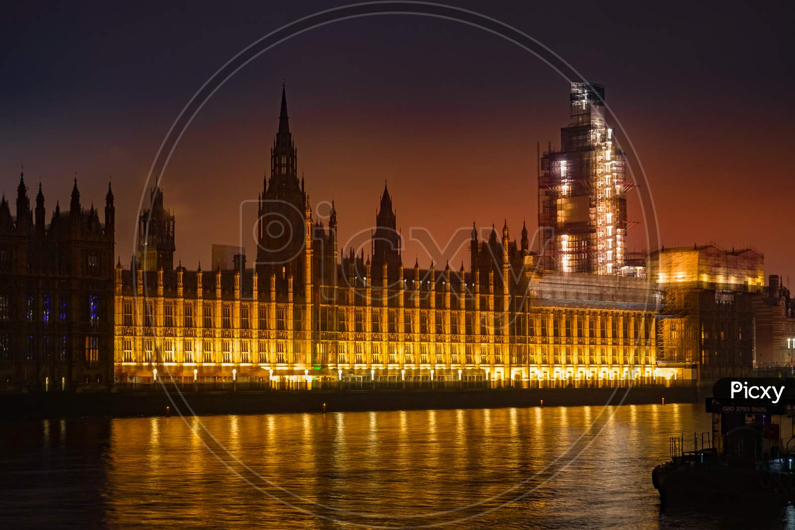 Westminster Palace At Night