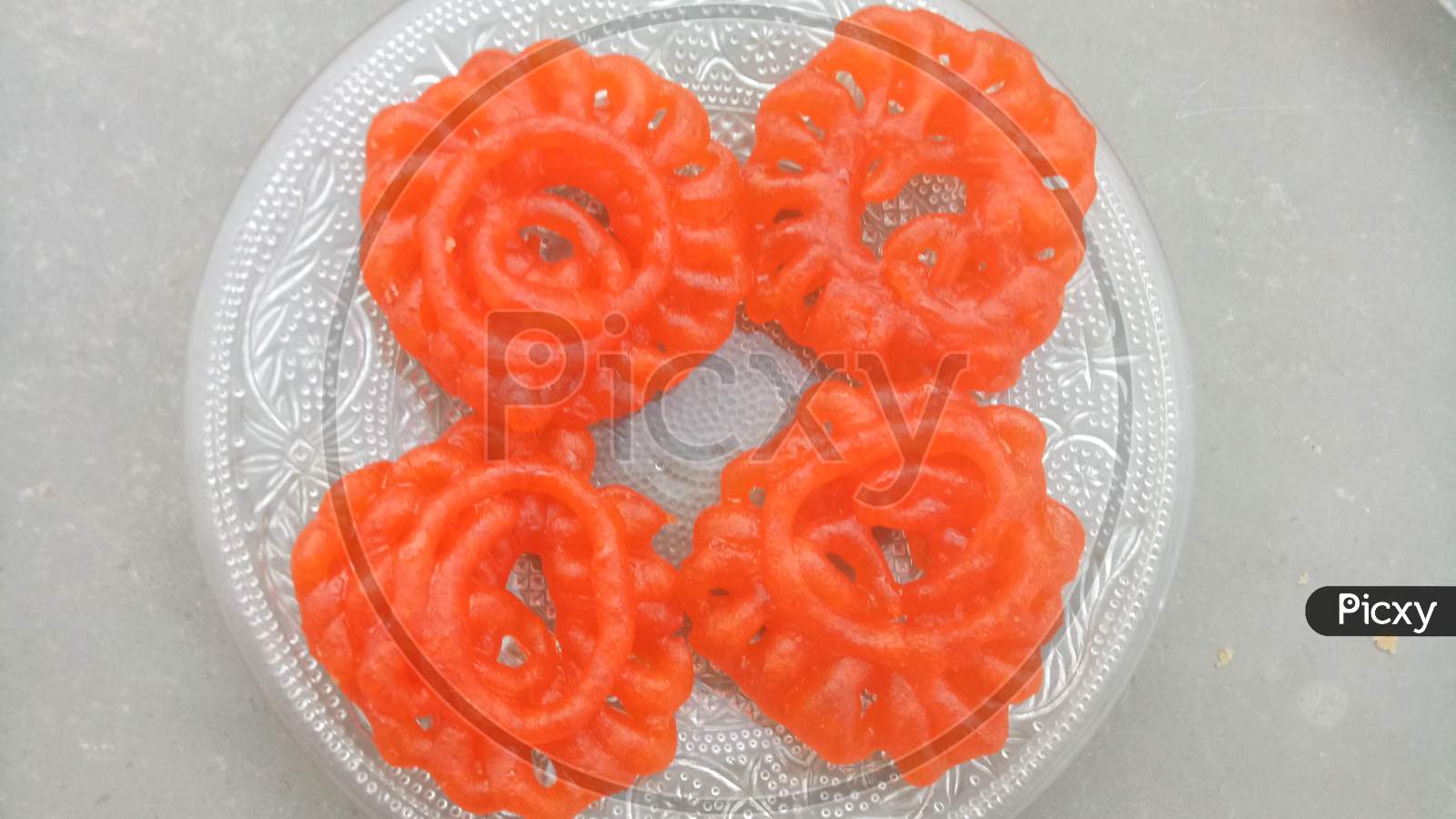 Image of Indian Sweet Food Imarti Also Know as Amriti, Omriti, Jahangir ...
