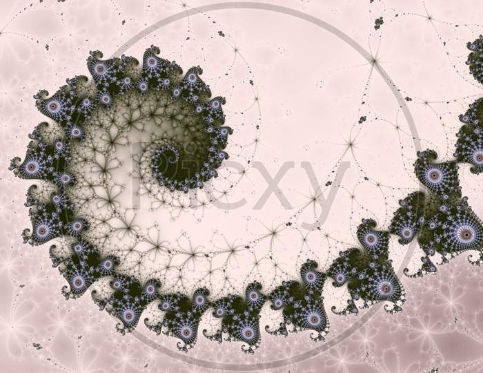 Image of Beautiful Zoom Into An Infinite Mathematical Fractal Set ...