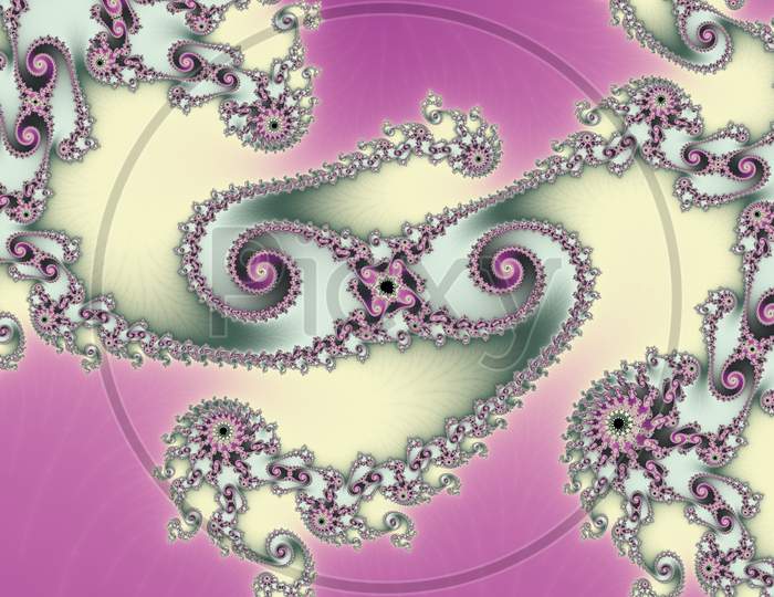 Image of Beautiful Zoom Into An Infinite Mathematical Fractal Set ...