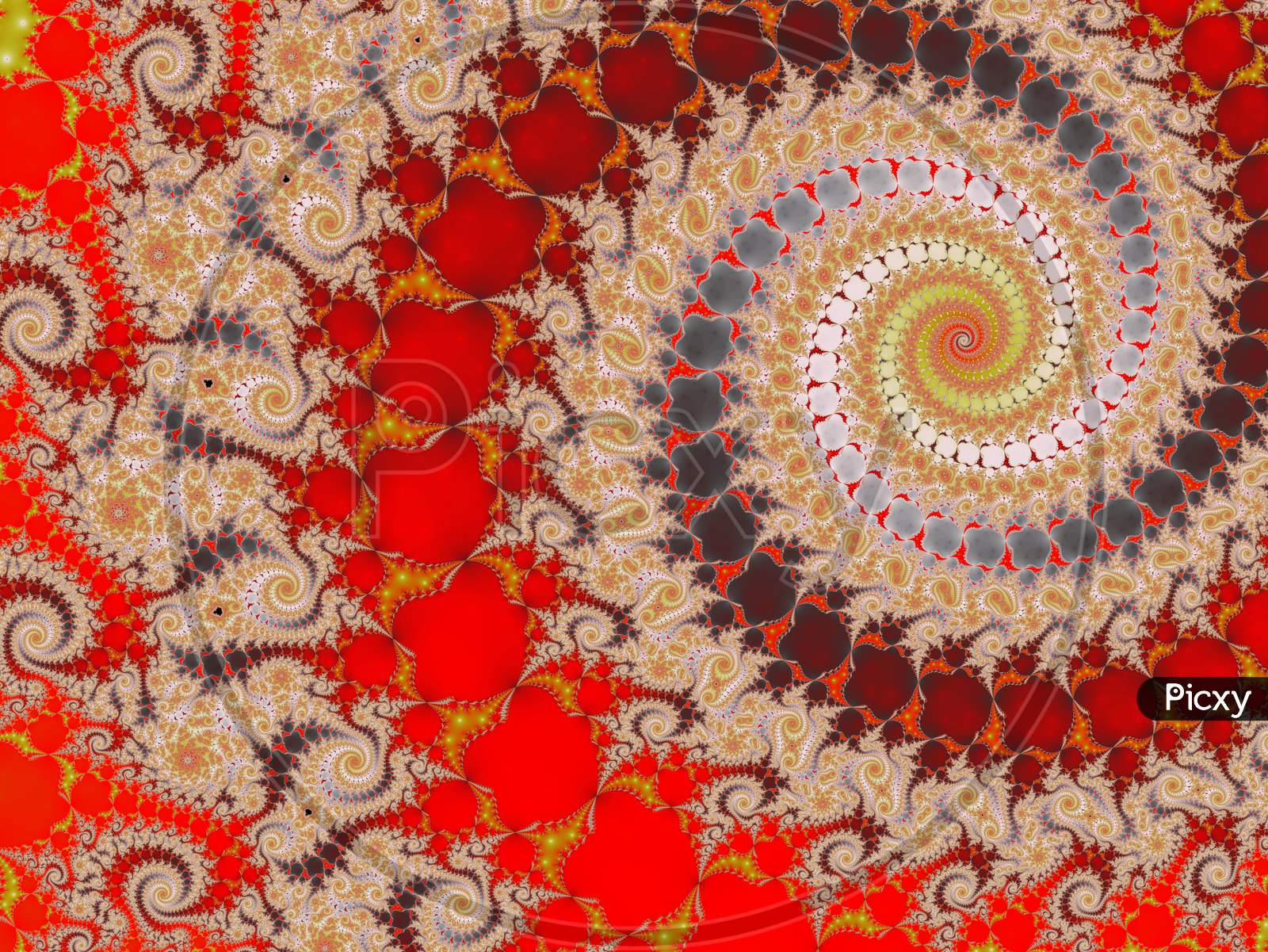 Image of Beautiful Zoom Into An Infinite Mathematical Fractal Set ...