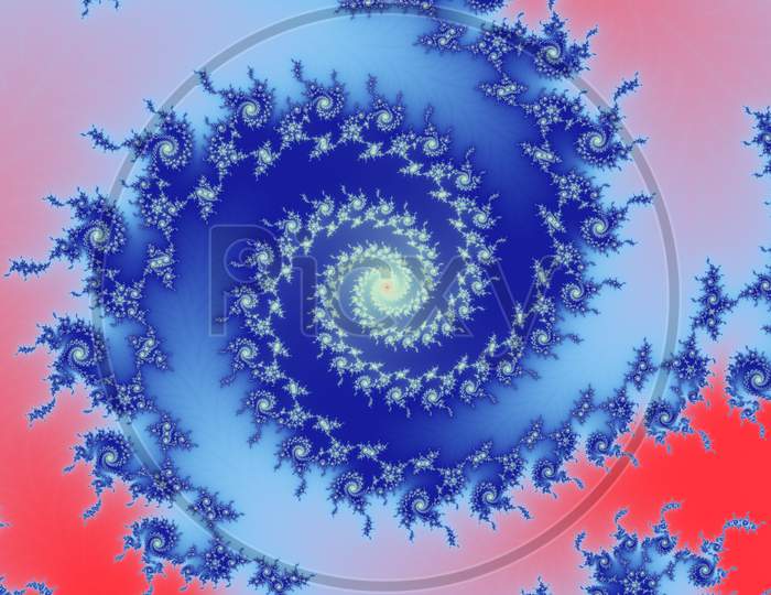 Image of Beautiful Zoom Into An Infinite Mathematical Fractal Set ...