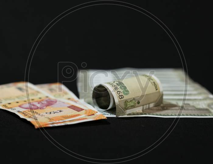 Image of Creative Picture of Indian Rupees Or Currency 200rupees and ...