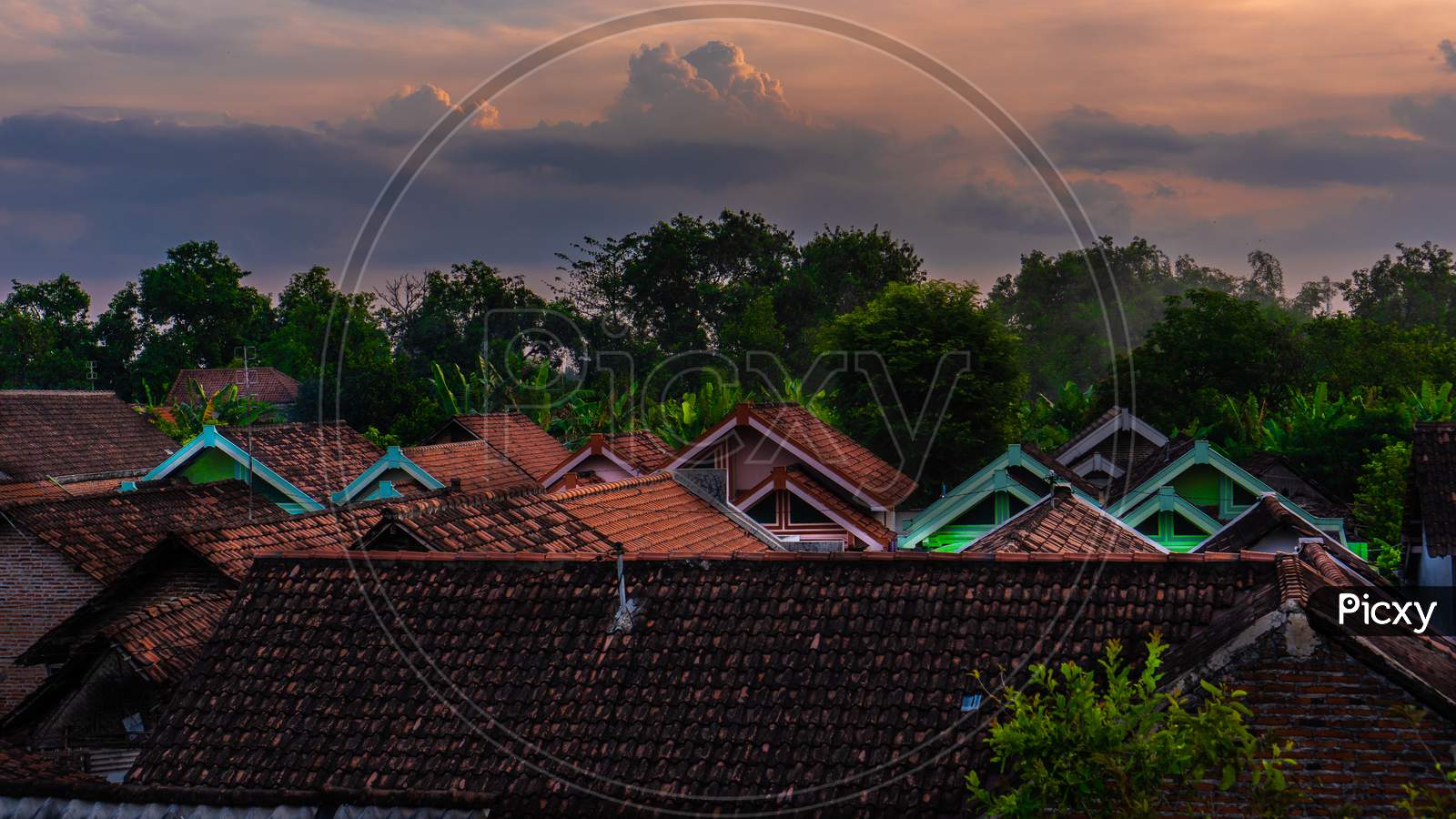 Image of Dusk time in East Java, Indonesia-OY431242-Picxy