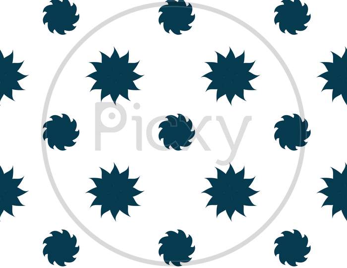 Image of Hand Drawn Seamless Repeat Pattern, Vector Repeat Pattern For ...