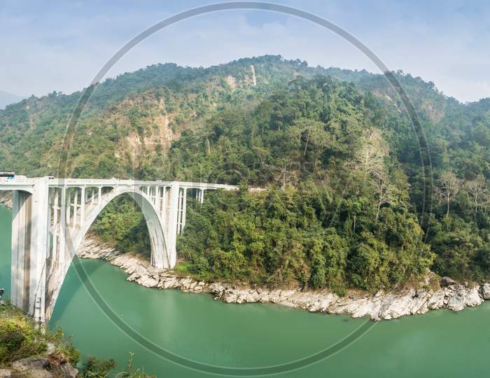 Image of Monkey family near Coronation Bridge, Siliguri-CE390803-Picxy