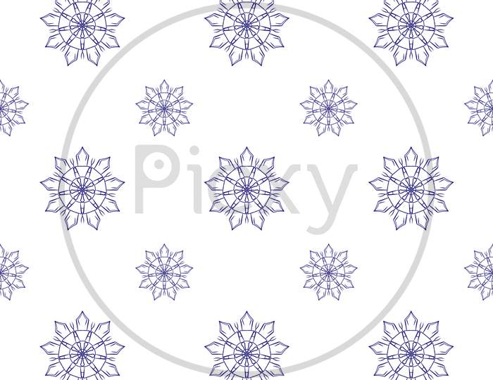 Image of Hand Drawn Multicolor Repeat Pattern On Transparent Background ...