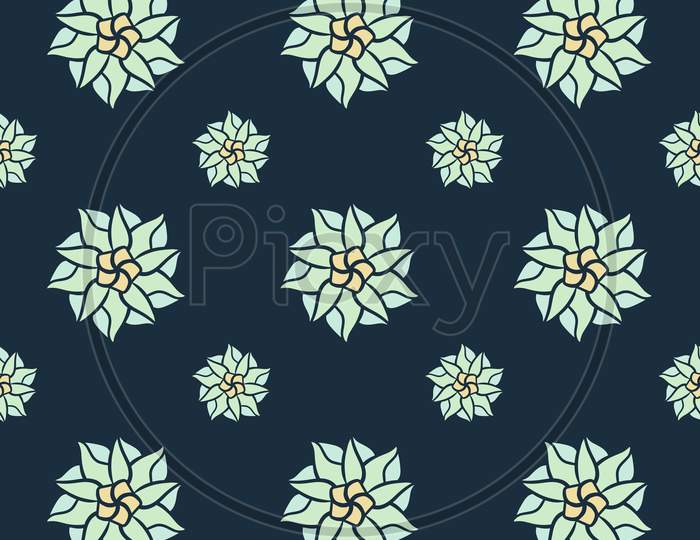 Image of Hand Drawn Multicolor Repeat Pattern On Transparent Background ...