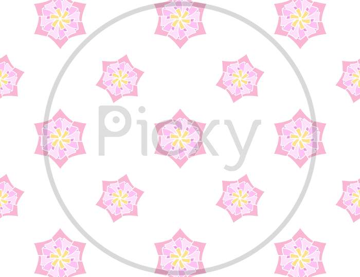Image of Hand Drawn Multicolor Repeat Pattern On Transparent Background ...