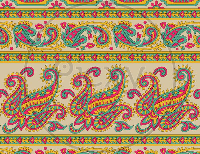 Image of Traditional Border Design Motif Background-BY275363-Picxy