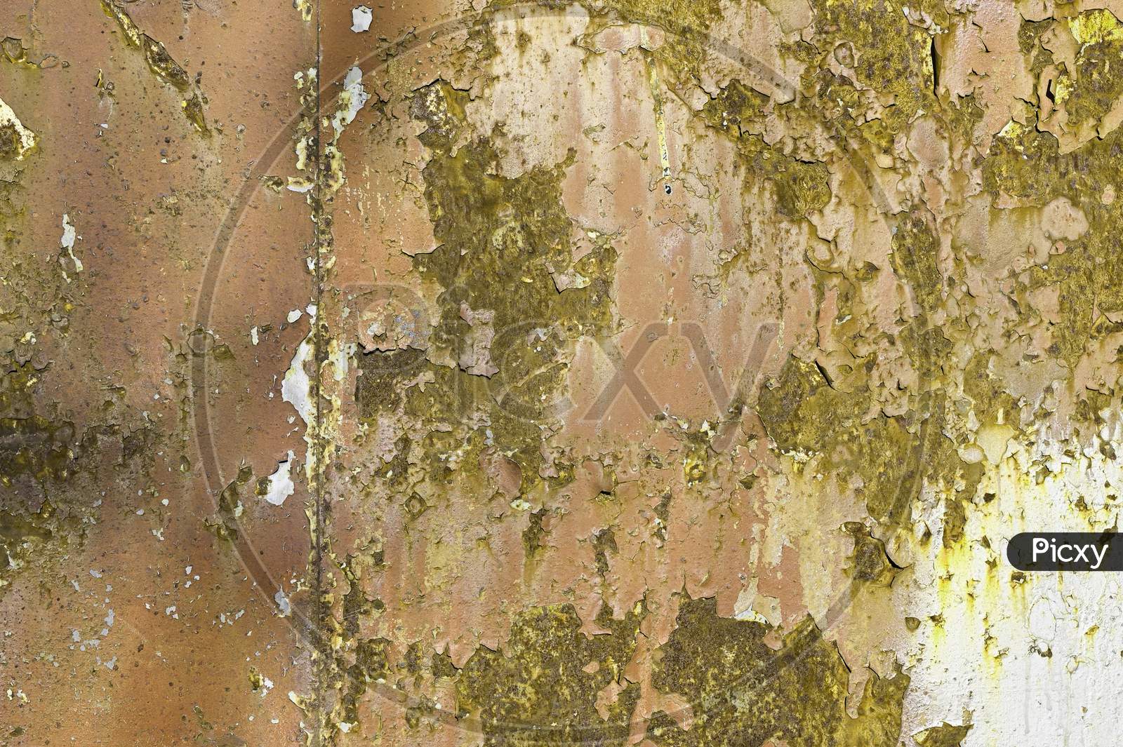 rusty metal wall texture