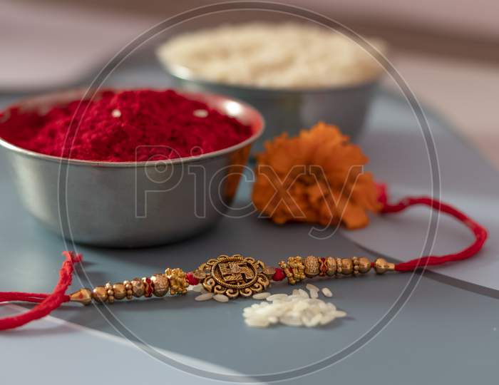 Image of illustration of Raksha Bandhan, Indian festival of brother and ...