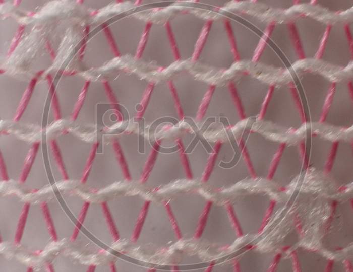 Image of Macro of fabric. Macro of cotton threads. Nice pattern of ...