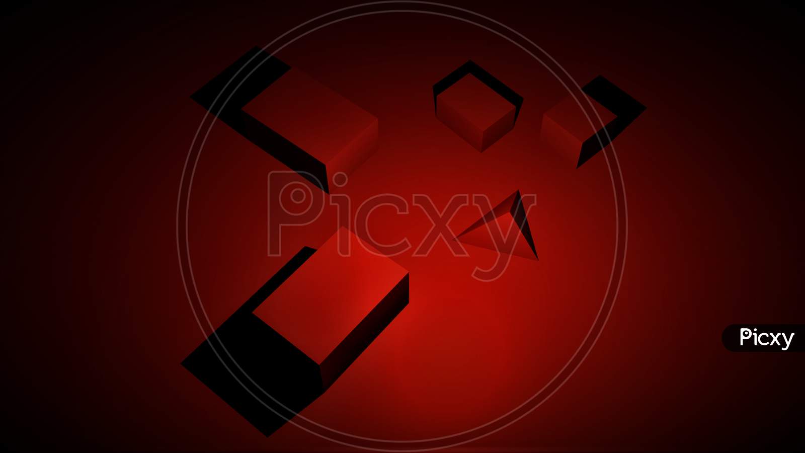 Image of It's a red photo & 5 Angle shapes-ZW392122-Picxy