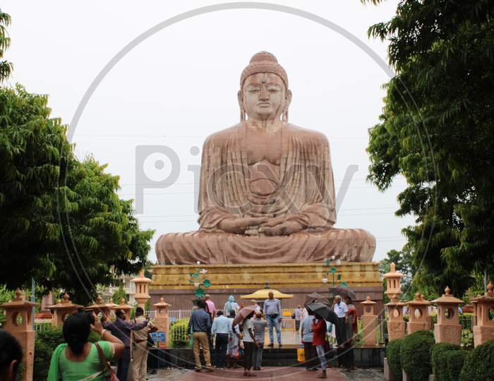 Image of The Great Buddha Statue Bodh Gaya Bihar India-PW158723-Picxy