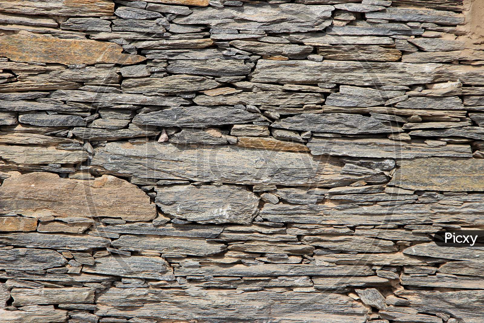 Image of Neatly Stalked Up Stone Slabs-BX739616-Picxy