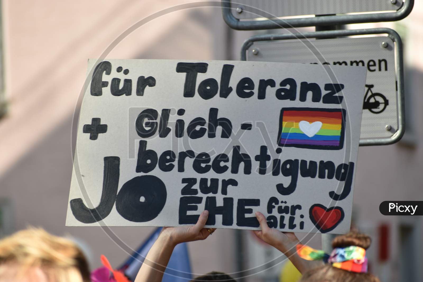 Image of Zurich, Switzerland, September 4, 2021 Protesters Showing ...