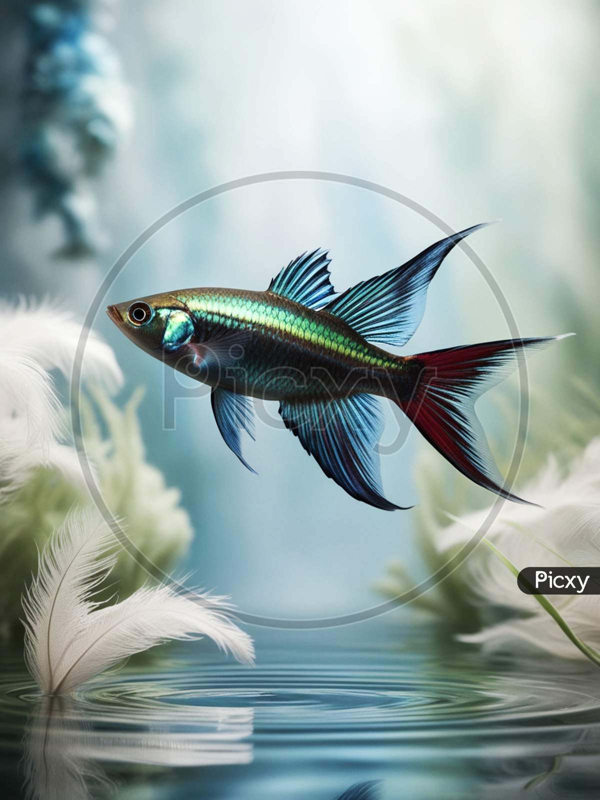 Neon Tetra Fish Wallpaper